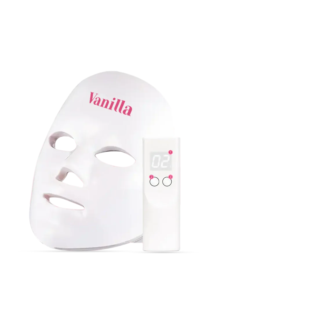 RadiantGlo LED face mask (Pack of 02) – Vanilla
