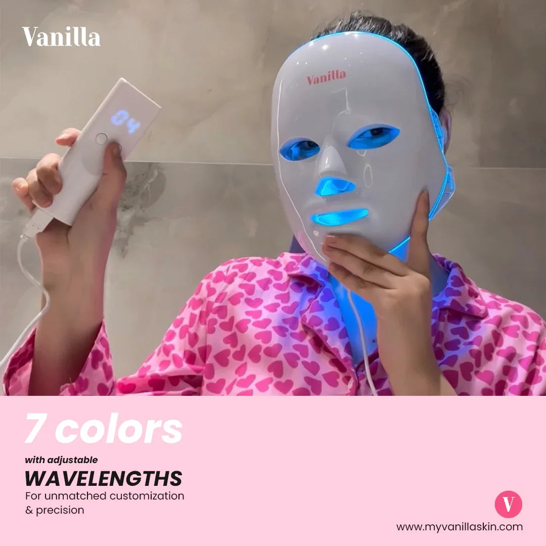 RadiantGlo LED face mask in Pakistan – Vanilla